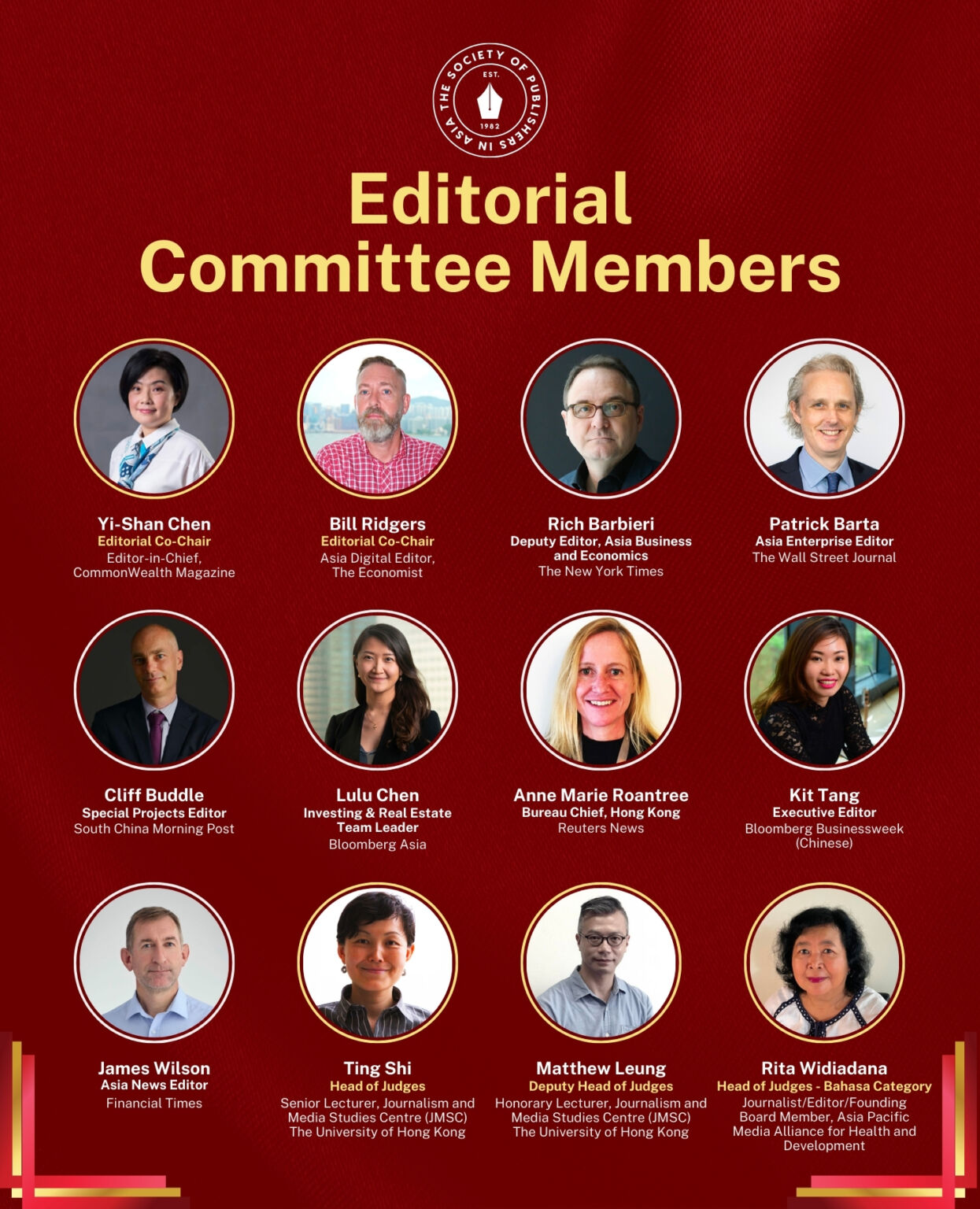 SOPA 2024 Editorial Committee Members - The Society of Publishers in ...